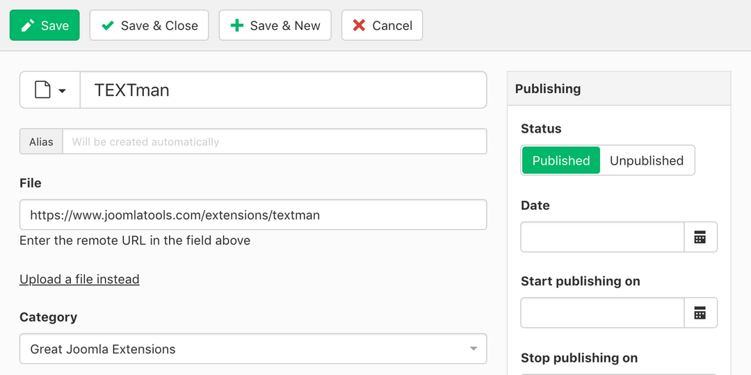 How to create a link manager using Joomla and DOCman.