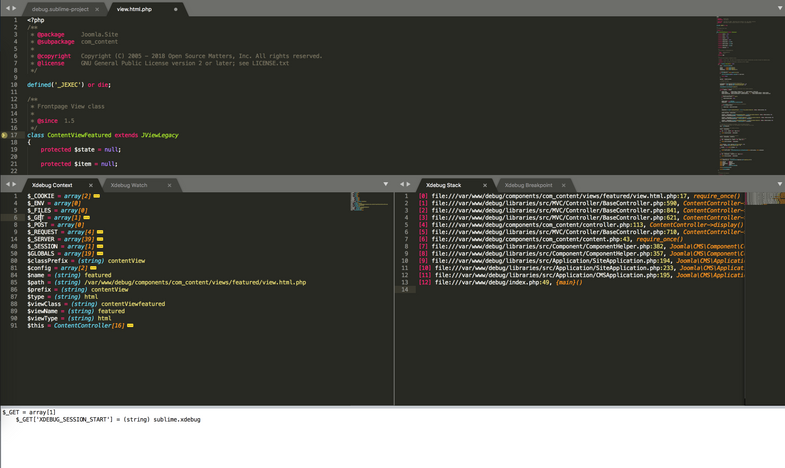 Debugging Joomla With Sublimetext And Xdebug