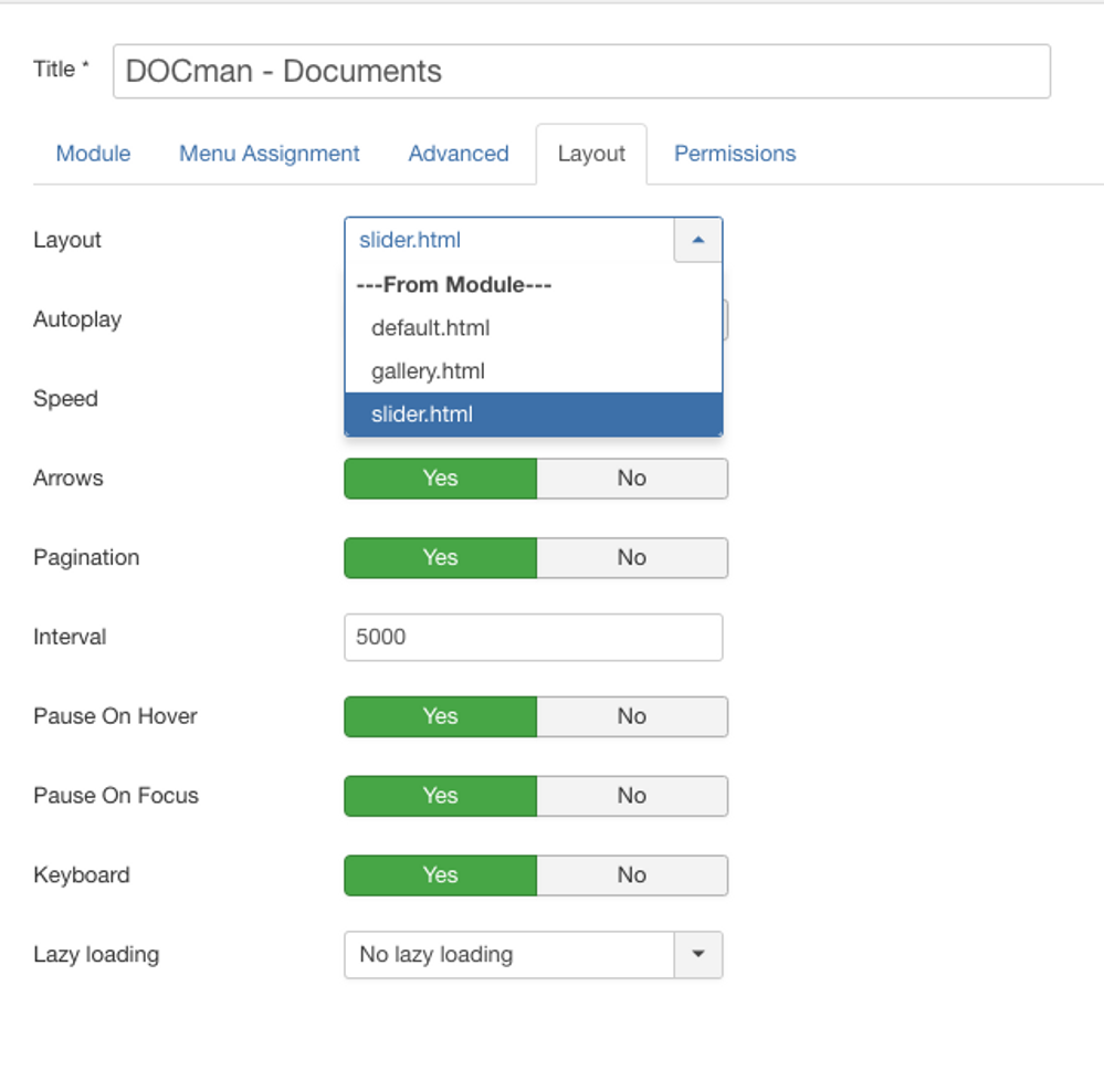 DOCman 3.5 brings an image slider and video downloads