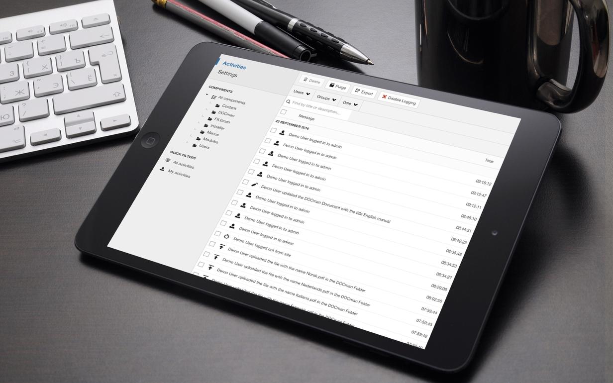 LOGman is the best user & site analytics extension for Joomla